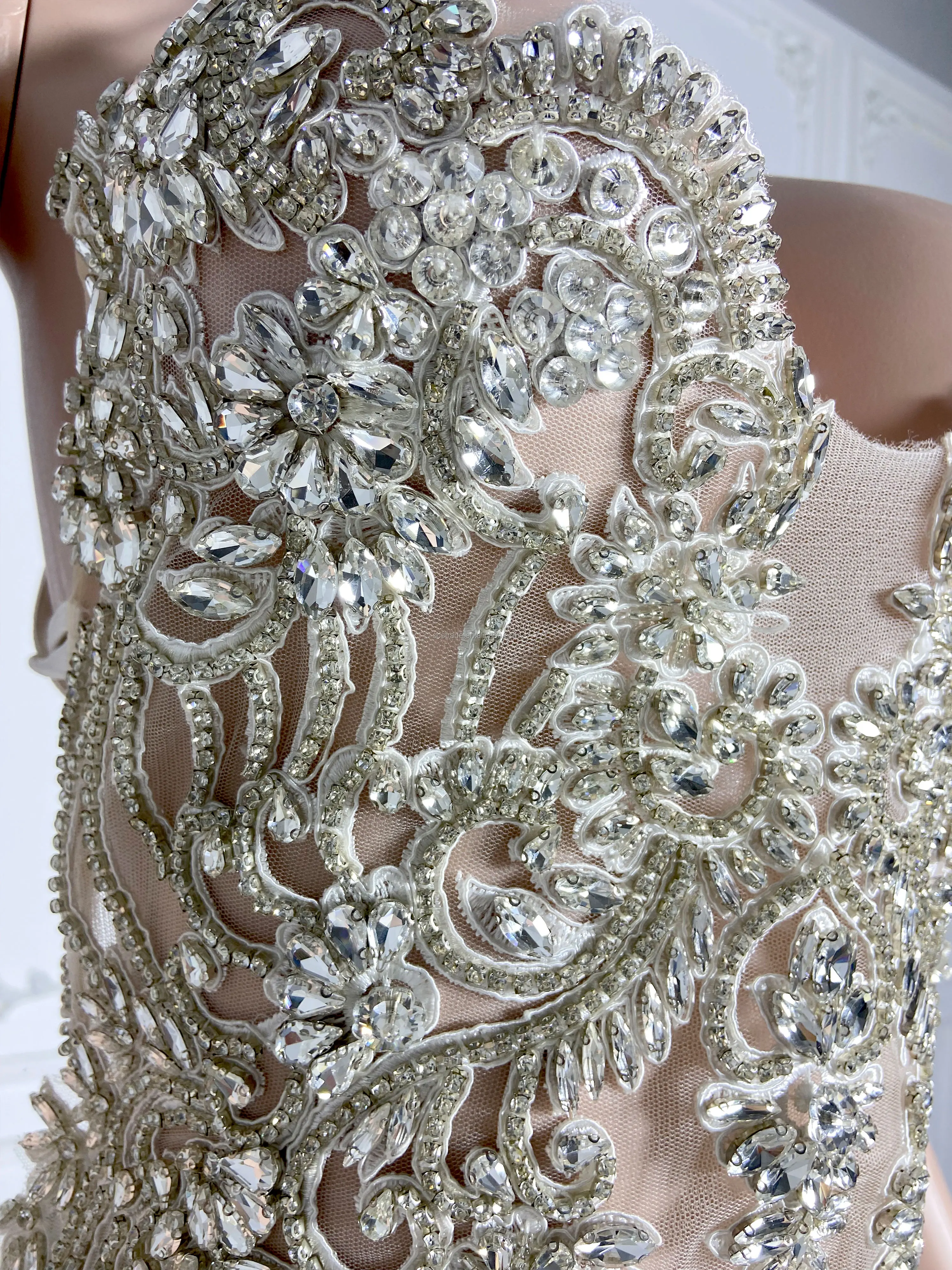 Ocstrade Shiny Beaded Off Shoulder Prom Dress Vestido Largo De Mujer ...