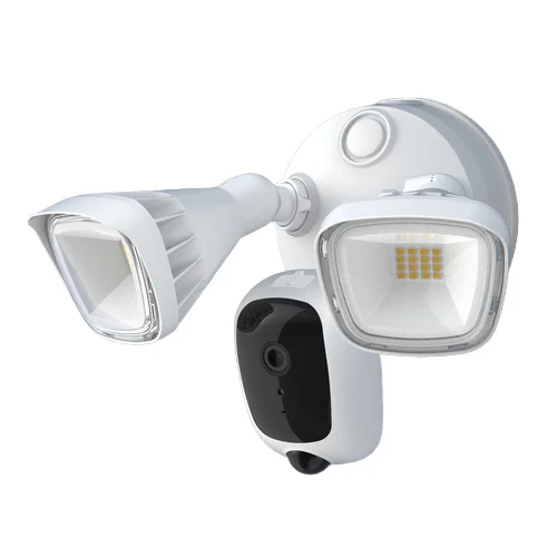 Tuya Smart 4K WiFi Auto Tracking Wall Floodlight Camera 360 Eyes 3MP 2 ...