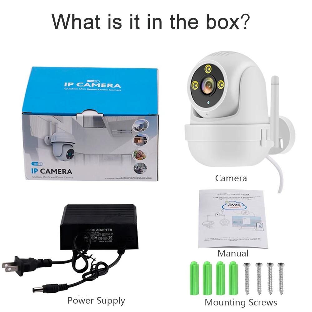 6 8MP IP Camera Poe Outdoor IP66 Waterproof Audio Security Camera ...