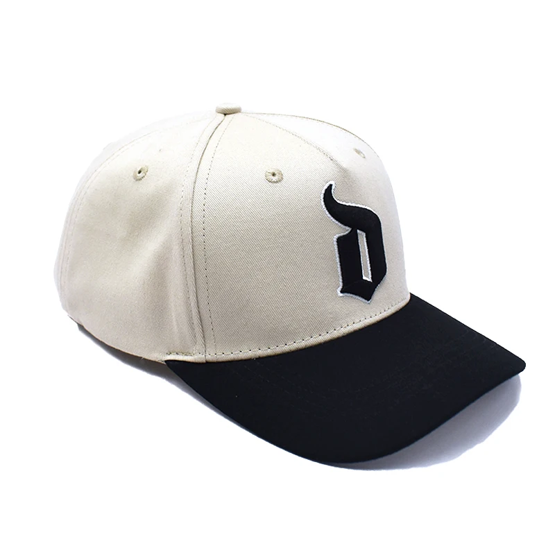 Customized Wholesale 5/6 Panel Structured Baseball Cap Hat Custom ...