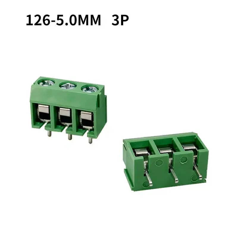 Pcb Screw Terminal Block Connector 50mm 100mm Pitch Euro Terminal Connector Dg126 Terminal 