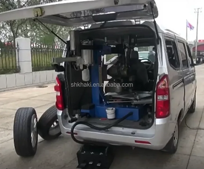 Pneumatic Tire Changer And 12v Wheel Balancer Machine For Road Service ...