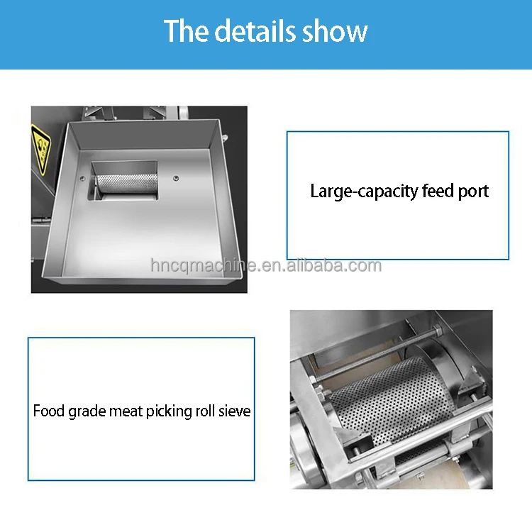 Fish Deboner Machine Bone Separator Shrimp and Crap Minced Meat ...