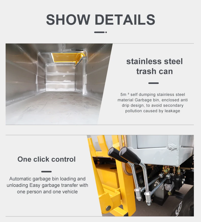 5cbm Electric Garbage Bin Collecting Vehicle - Original Factory