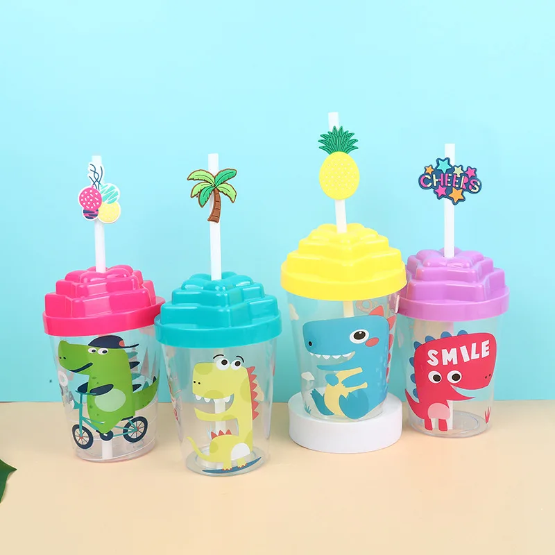 Cute Dinosaur Cup Kids Tumbler Cups - Sustainable & Fun