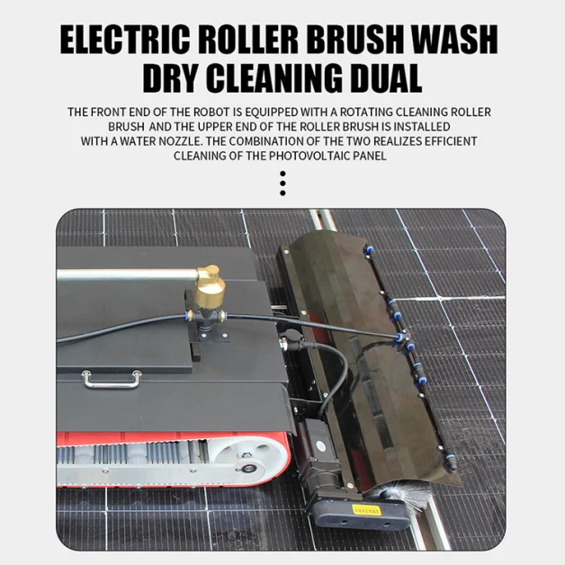 2025 New Solar Panel Cleaning Robot And Brush,Solar Panels Cleaner ...