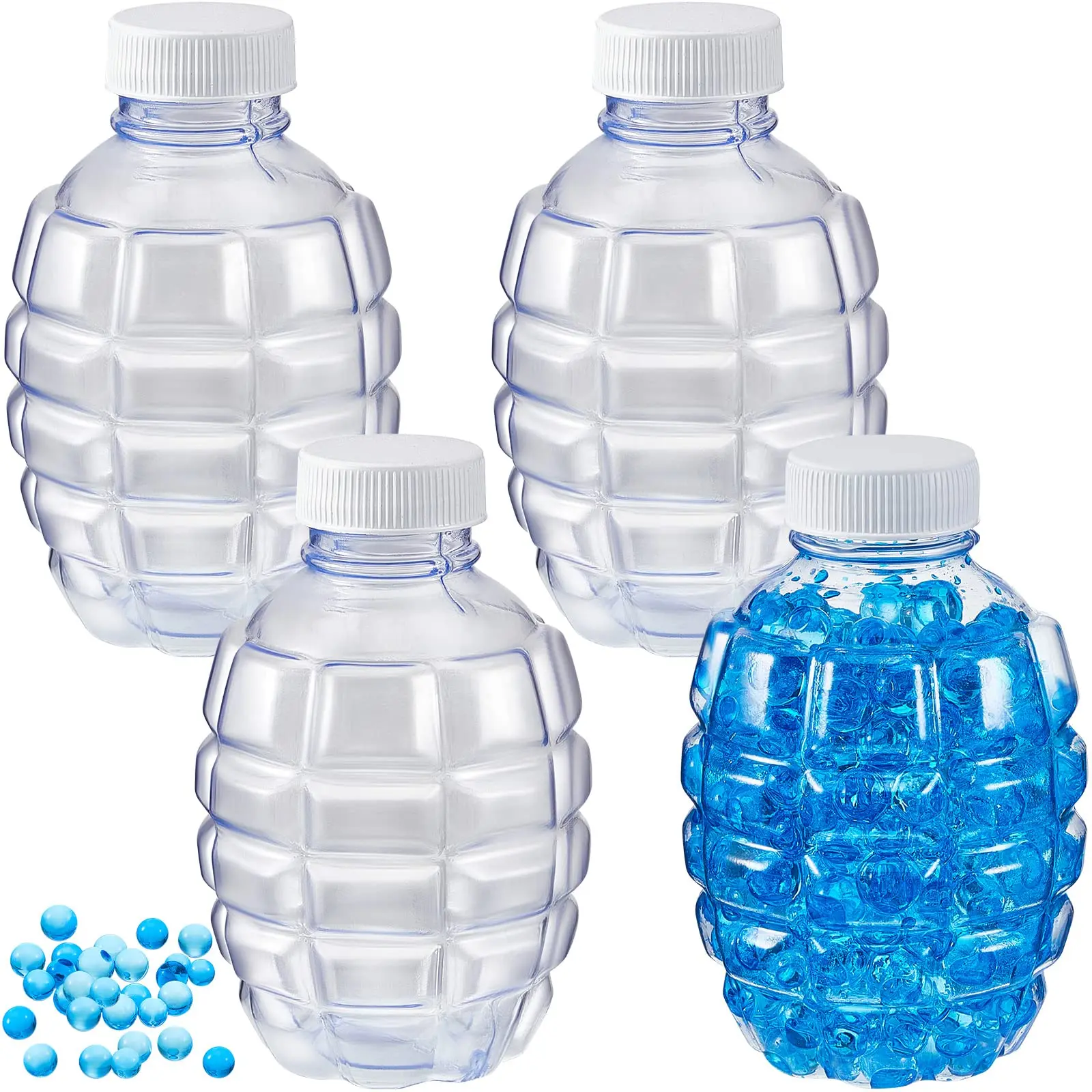 150ml 225ml Plastic Bomb Grenade Pineapple Shaped Bottles For Water ...
