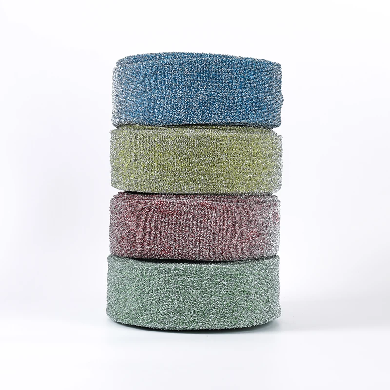 Factory Kitchen Clean Sponge Fabric Raw Material Scourer Sponge Fabric ...