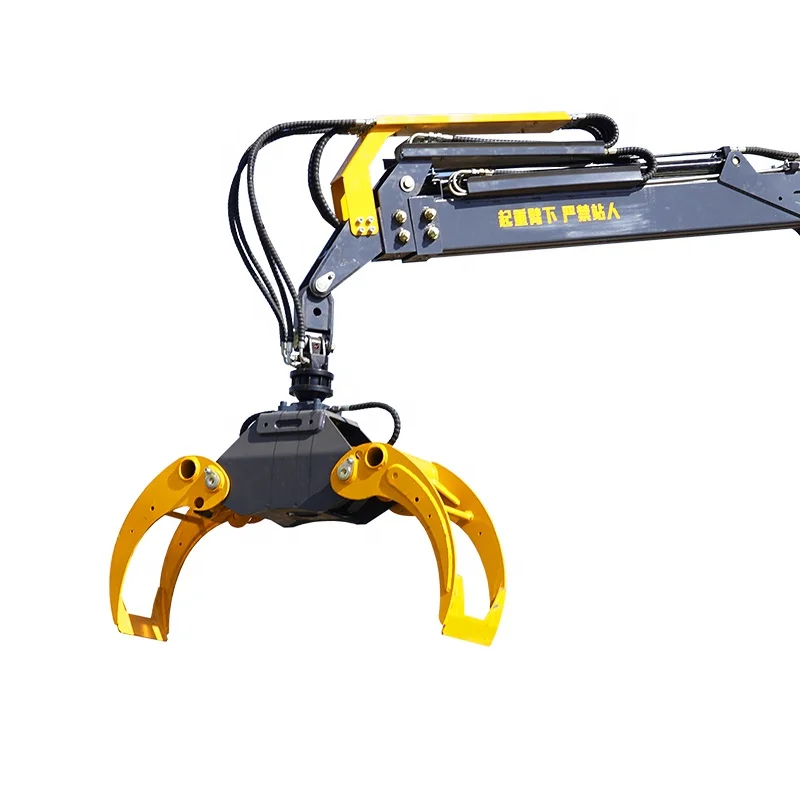 Rotating Hydraulic Sorting Excavator Grab Wood Log Grapple Rotator ...