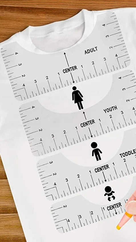 T-shirt Rulers To Center Designs Tshirt Ruler Guide For Vinyl Placement ...