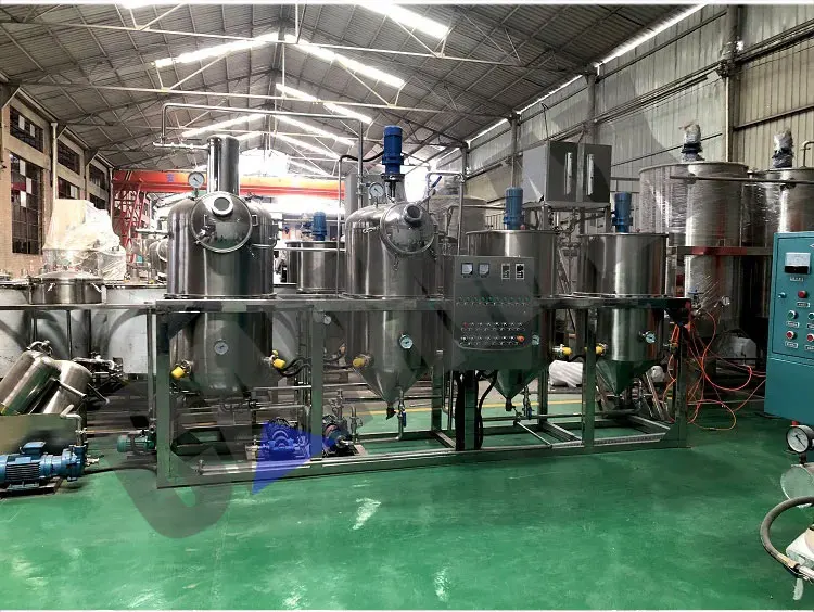Sunflower Oil Refinery Machine Groundnut Oil Refining Machine Edible ...