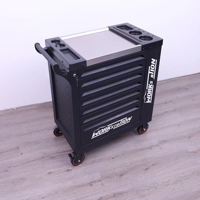 Heavy Duty Mechanic Tool Cabinet Cart With 7 Drawers Steel Tool Trolley ...