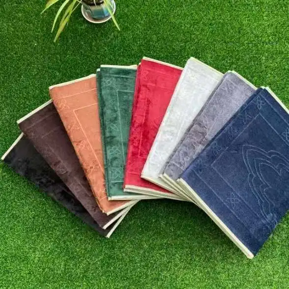 Modern Extra Comfort Foldable Prayer Mat Backrest Thick Padded Jacquard ...