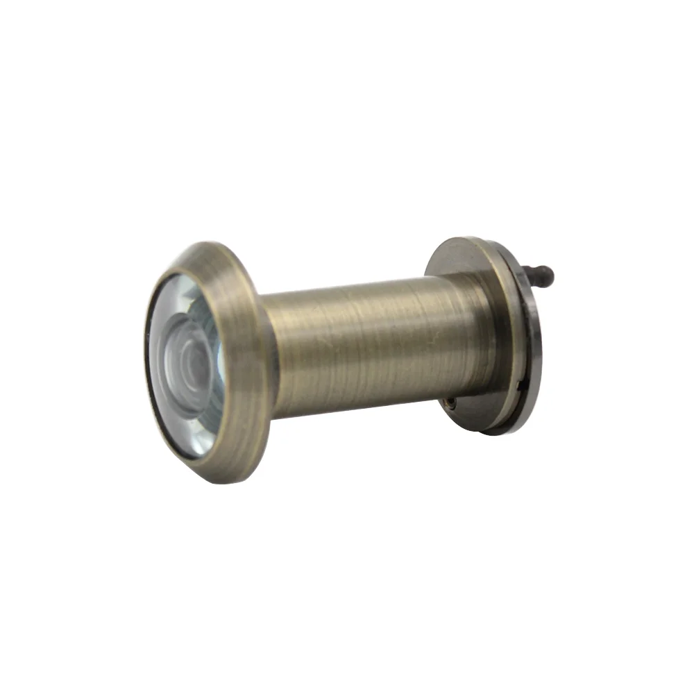 Modern 220 Degree Brass Magnifier Peephole Glass Lens Fisheye Door ...