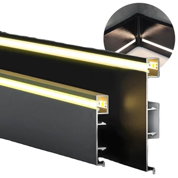 Wall Led Skirting Board Aluminum Skirting Light Floor Skirting Line Led ...