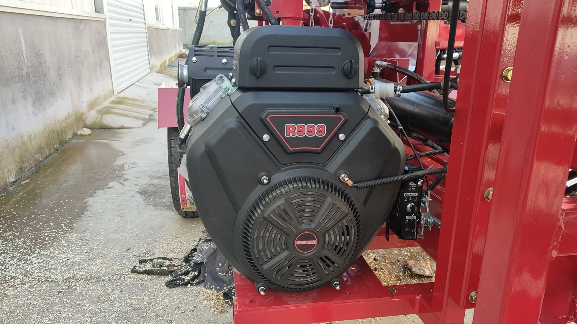 Large Firewood Processor - Heavy Wood Cutting Log Splitter