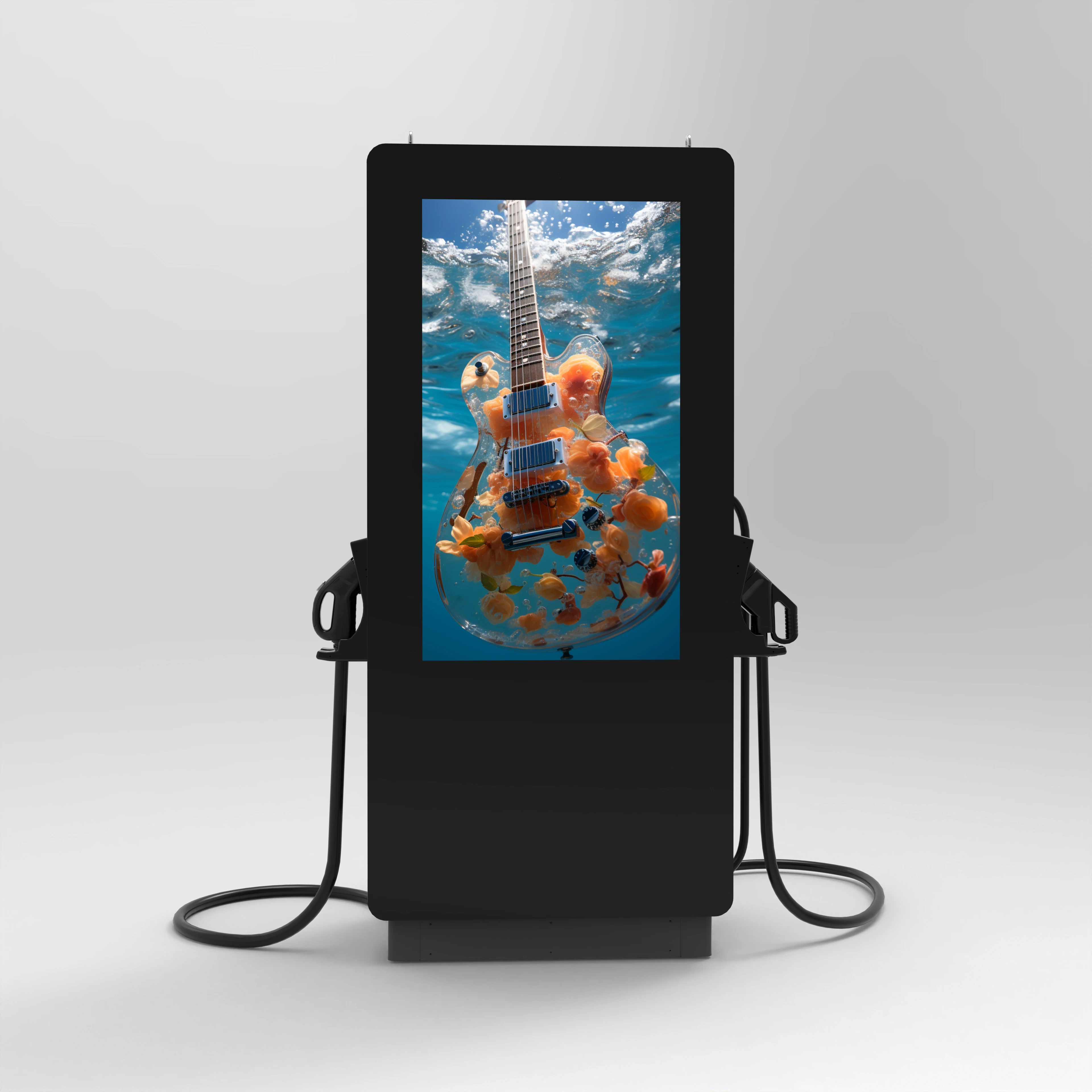 120KW DC Ev Charger with 55inch Advertising Screen - Electway