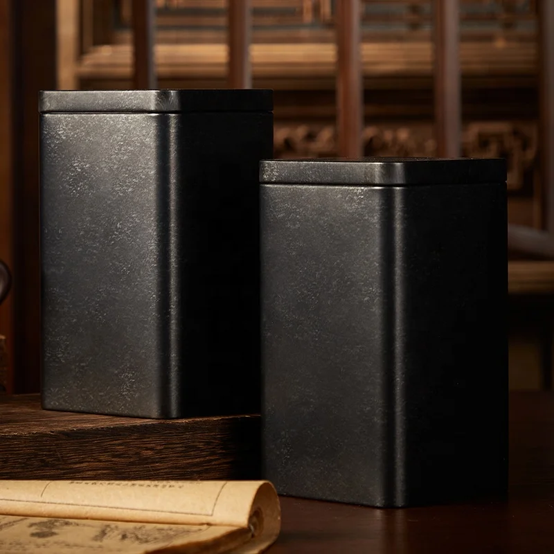 Factory Customize High Quality Large Volume Capacity Square Black Metal ...