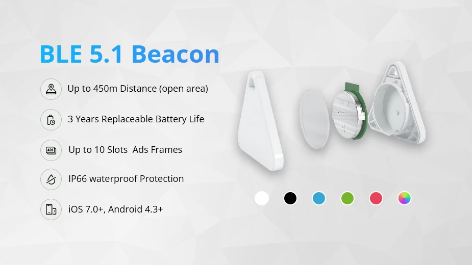 Feasycom FSC-BP103C BLE Beacon - 450m Long Distance Tracking