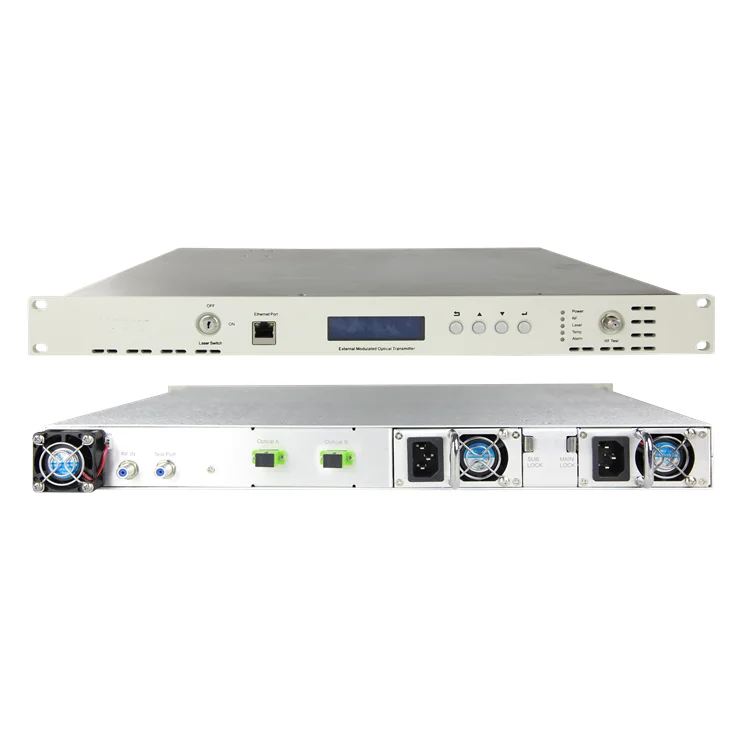 1550nm External Modulation Optical Transmitter 2 Outputs Rf To Fiber ...