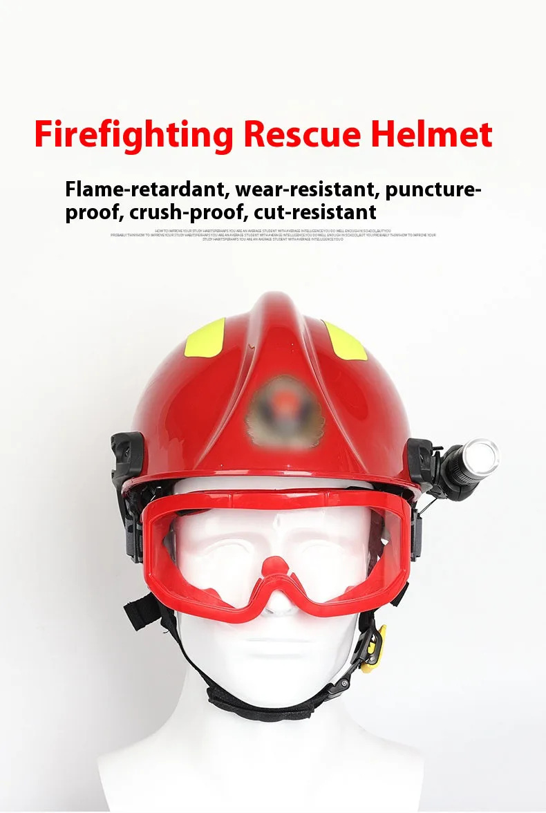 Firefighting Rescue Helmet Essential Protective Headgear for Earthquake ...