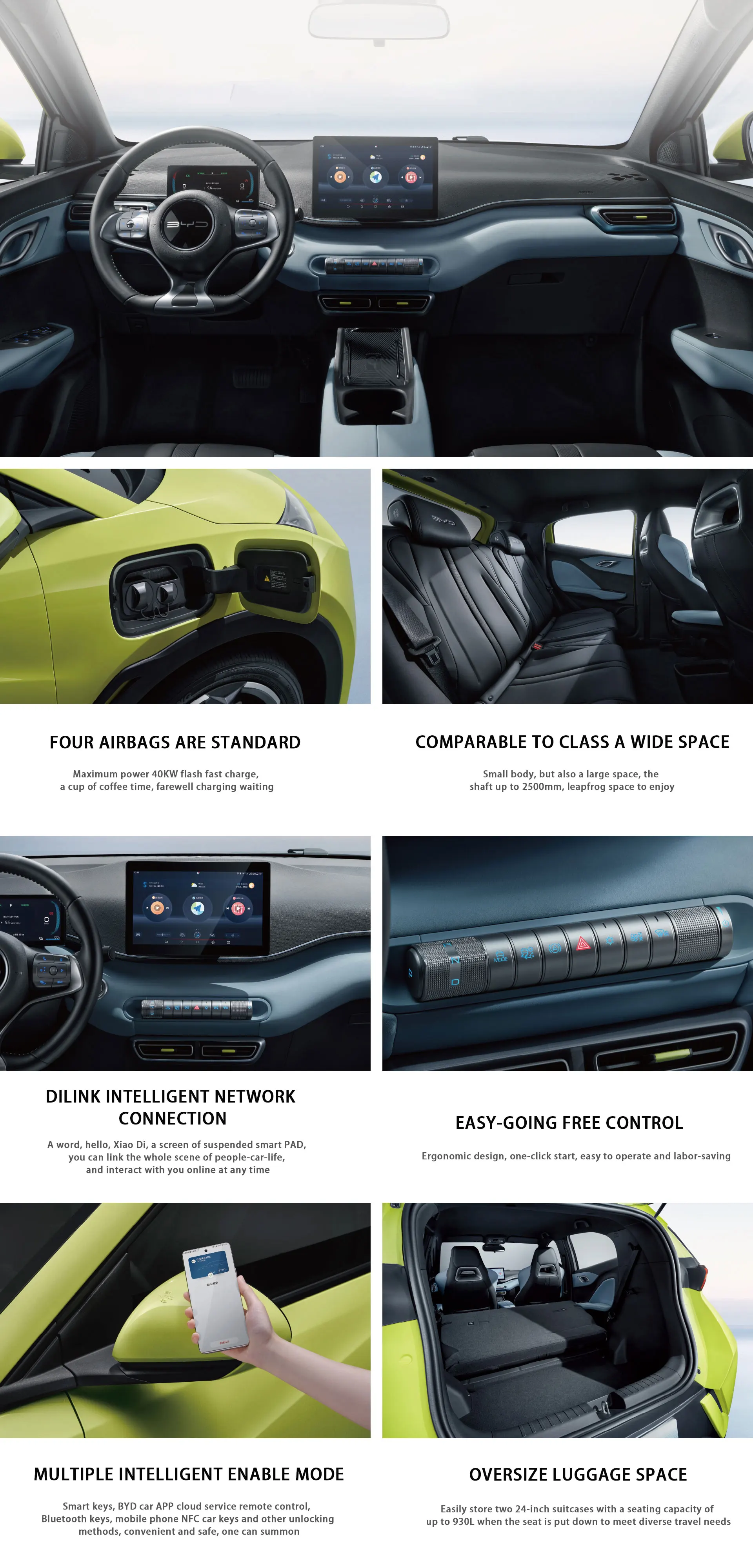 BYD Seagull Electric SUV - 305km Range, Front Wheel Driven