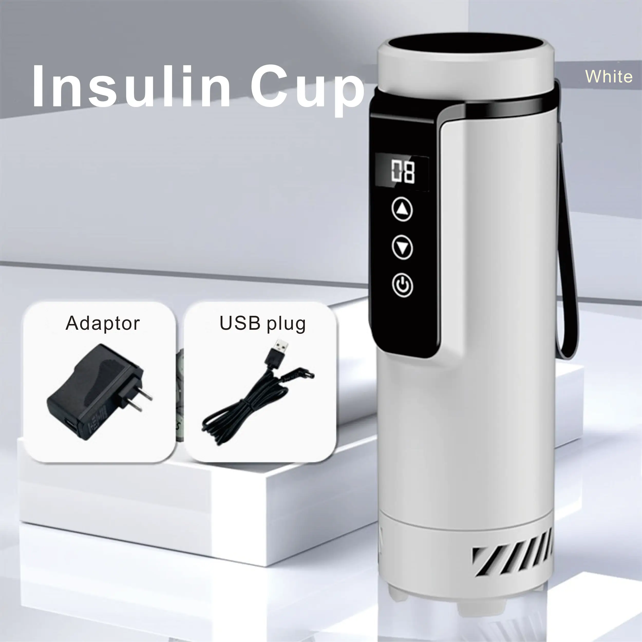 Cup Insulin Pen Medicine Cooler Case - Travel Diabetic Aid