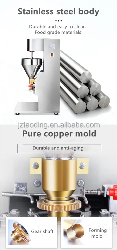 Commercial Fish Ball Machine Stuffed Meat Ball Maker Stainless Steel ...