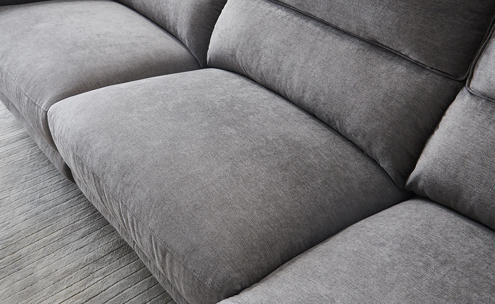 Manwah Cheers Fabric Recliner Sofa Power 3 Seater Reclining Sofa Set ...