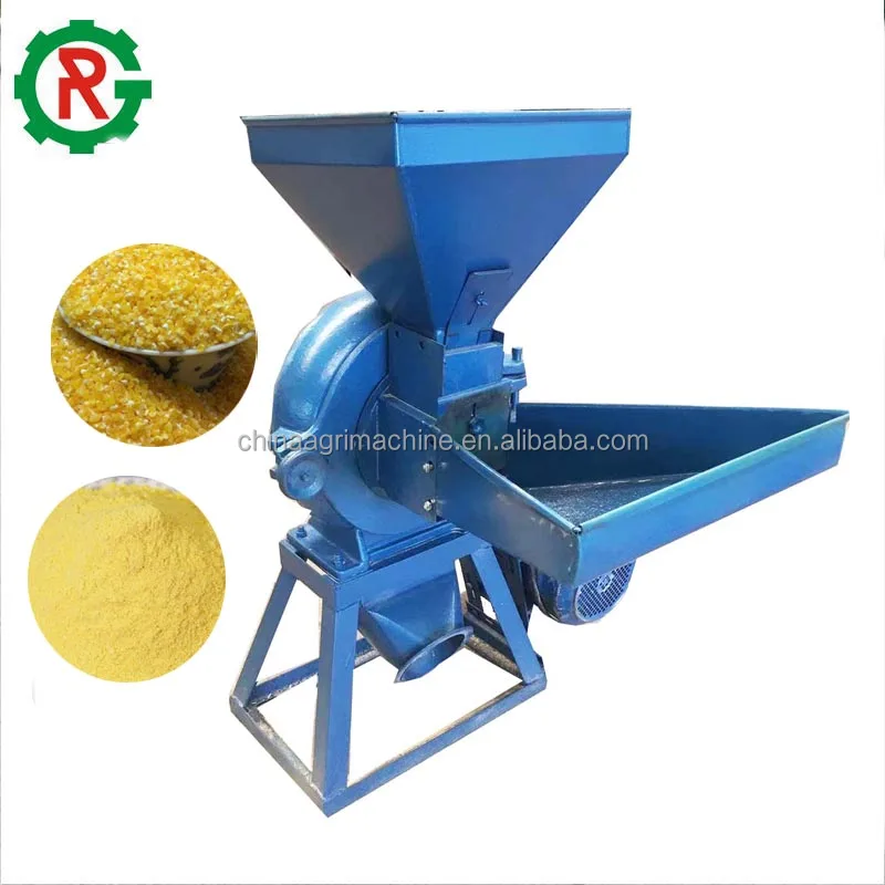 Motor monofásico de 2,2 kW, molino de maíz pequeño, amoladora de harina ...