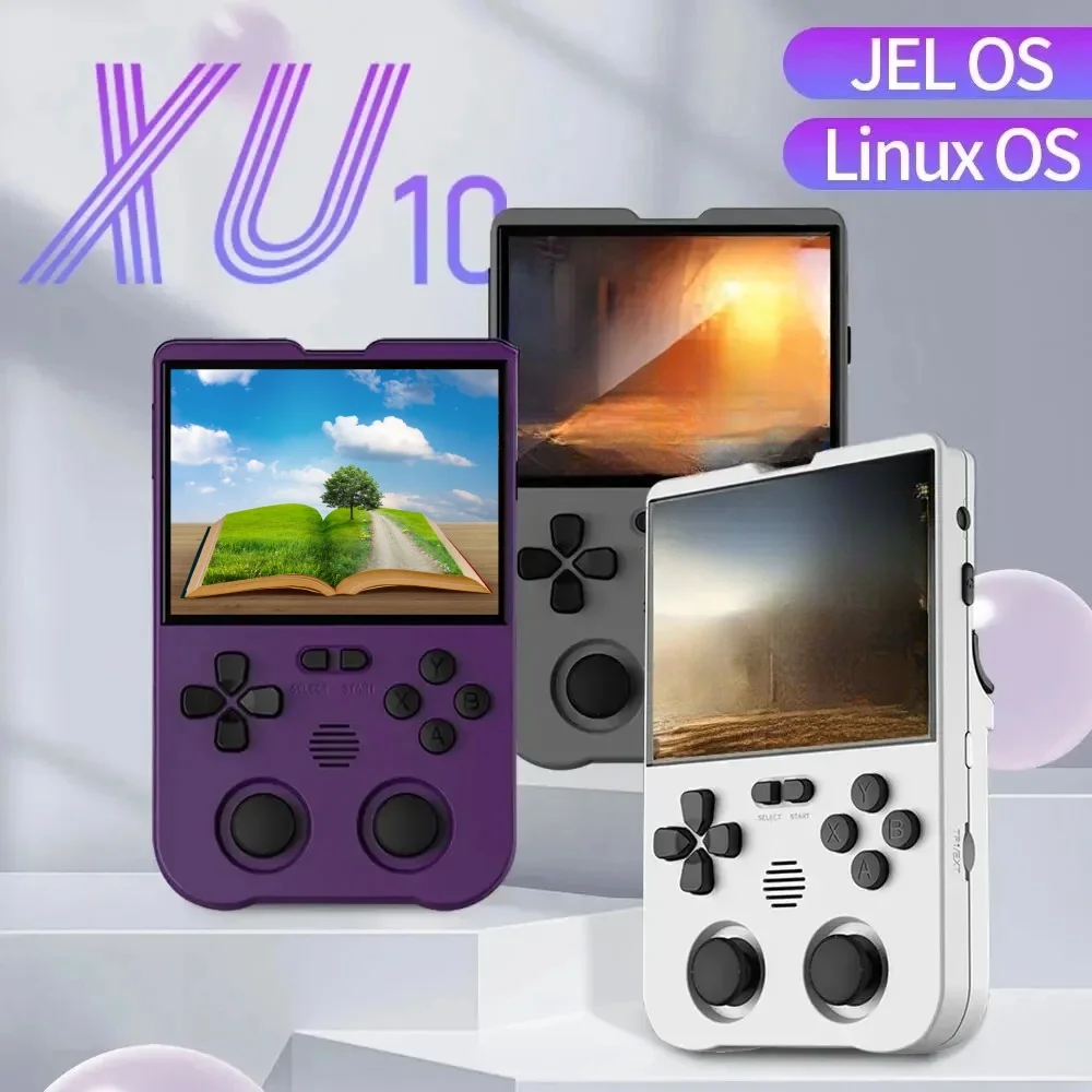 Consola Xu10 Pocket Mini Console Handheld Player 3.5 Inch Color Ips Screen Gameboy Portable ...