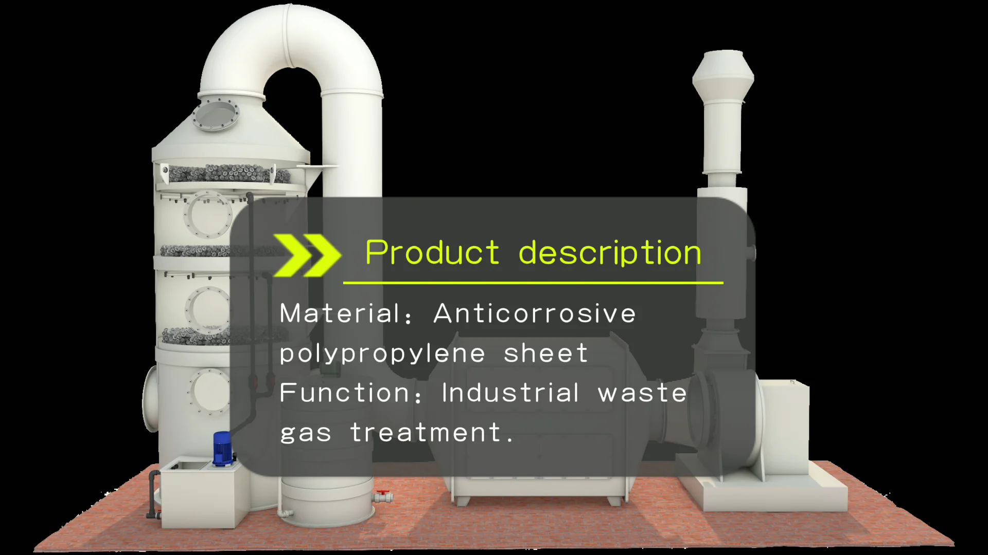 Flue Gas Desulfurization Exhaust Gas Extraction System Wet Scrubber ...