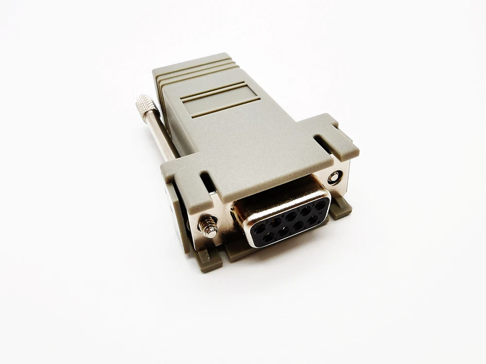 DB9 Female to RJ45 Modular Adapter - Ethernet Solution