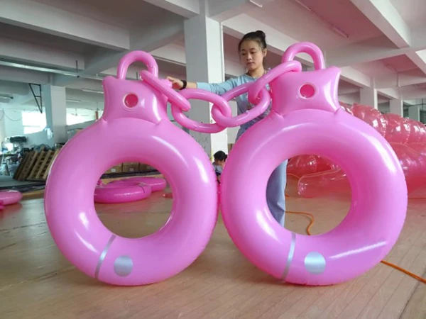 Customized PVC Pool Party Fun Handcuffs Outdoor Beach Inflatable ...