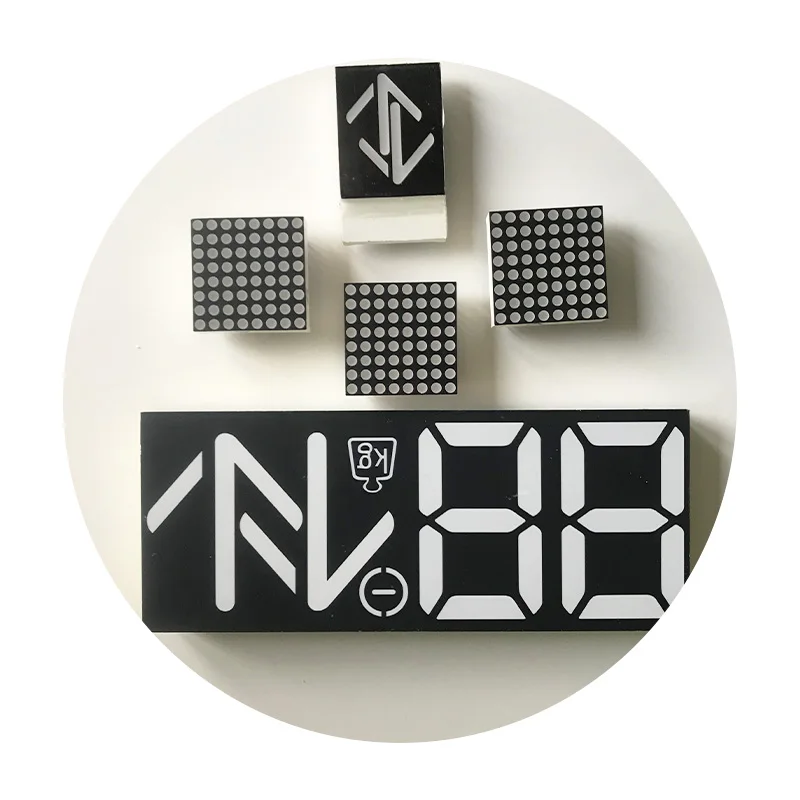 Customized 7 Segment Display Rgb 8x8 Dot Matrix Led Display Board Bicolor - Buy Customized 7 ...