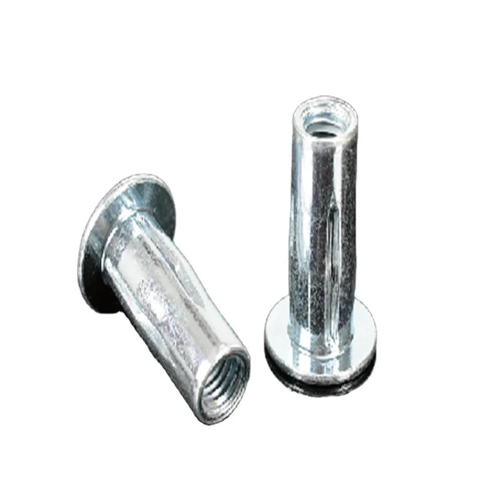 M6 M8 M10 Custom Carbon Steel Rivet Nut Extra Long Bulb Split Rivet Nut ...