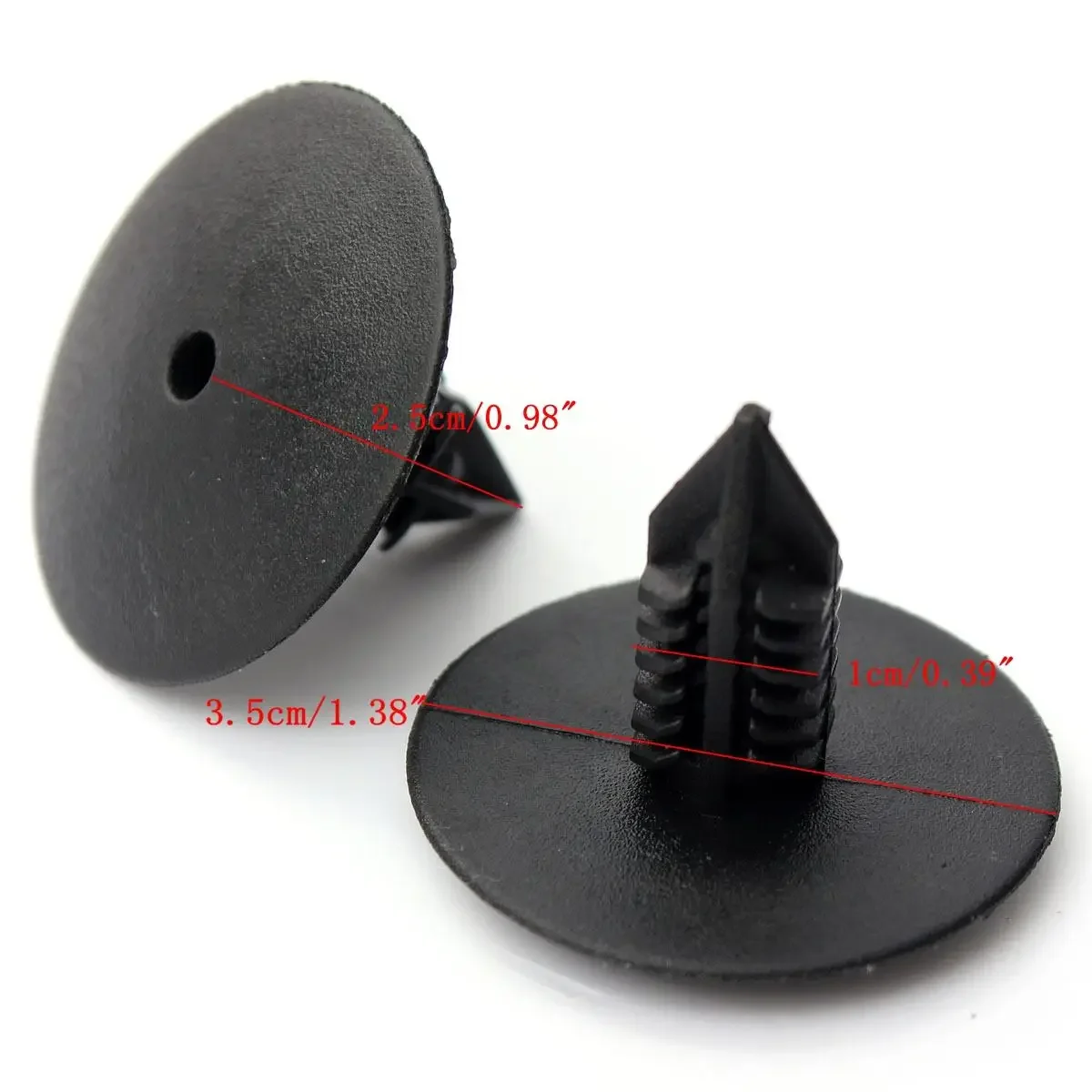 Car Fender Liner Fastener Clips Wheel Arch Splash Guard Trim Push Rivet ...