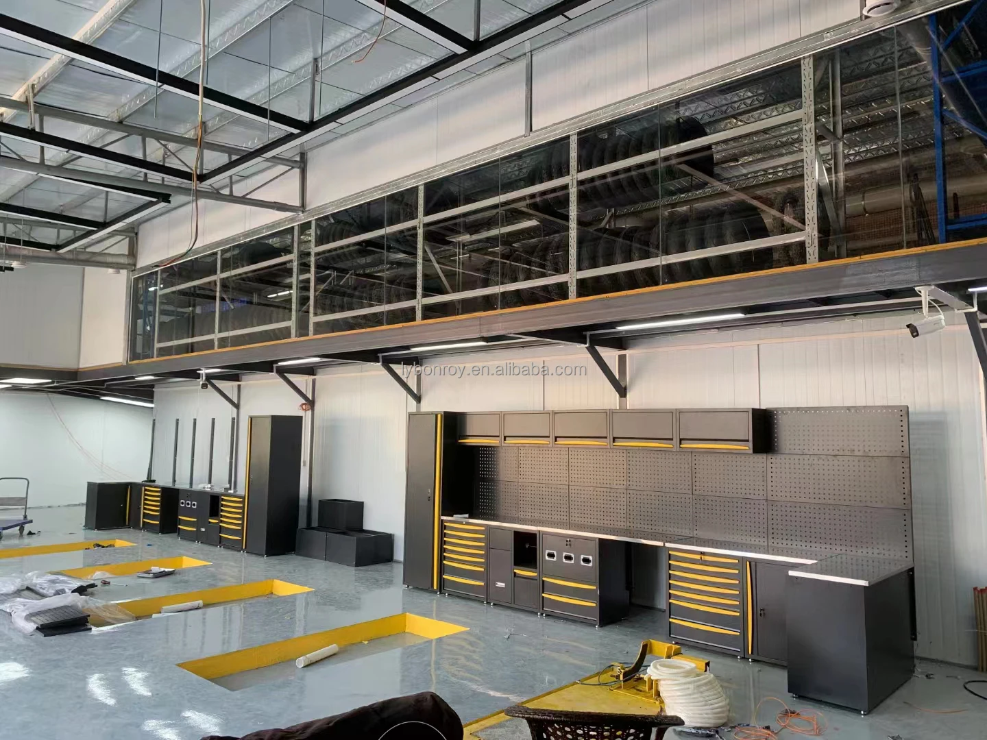 Steel Tool Cabinet Multifunctional Workshop Garage Storage Heavy Duty ...