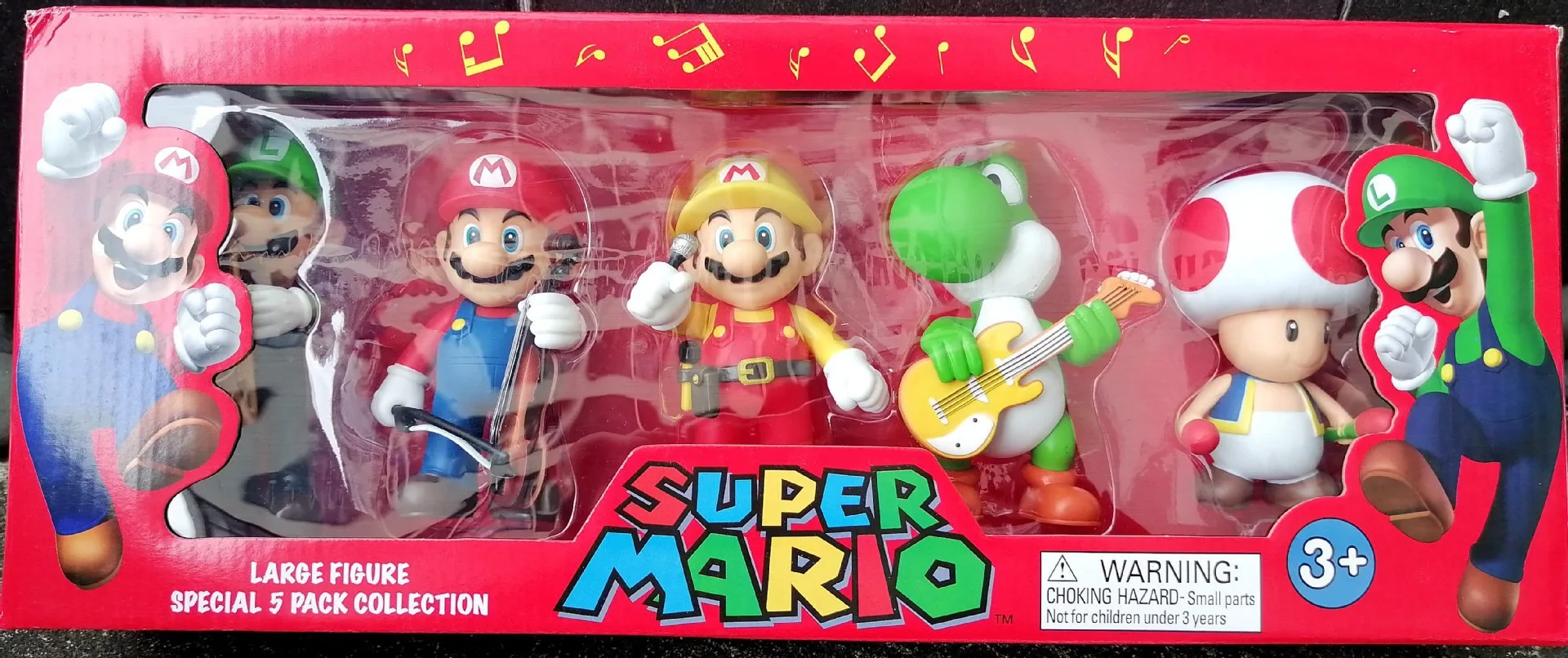 2024 Wholesale Game Mario Bros Color Box Packing Mario Toy Mini Figures ...
