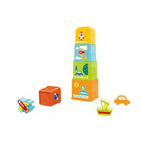 Infant Educational Stacking Game Children Baby Stacking Blocks Toys ...