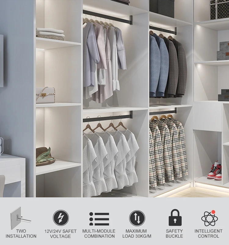 Kitchen Wardrobe Cabinet Light With Pir Sensor Surface Mounted - Buy ...