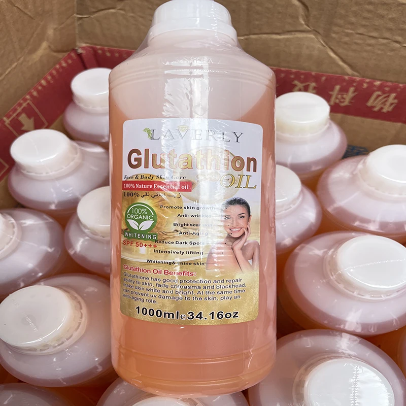 1000ml Gluta Whitening Oil High Quality Pure Essen Oil Plant Whitening ...