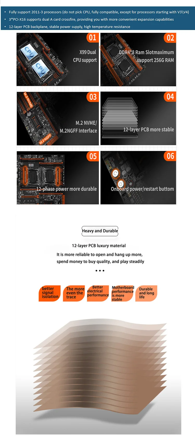 Dual Cpu X79 X99 LGA2011 for Intel Xeon Gaming Motherboard Combo ...