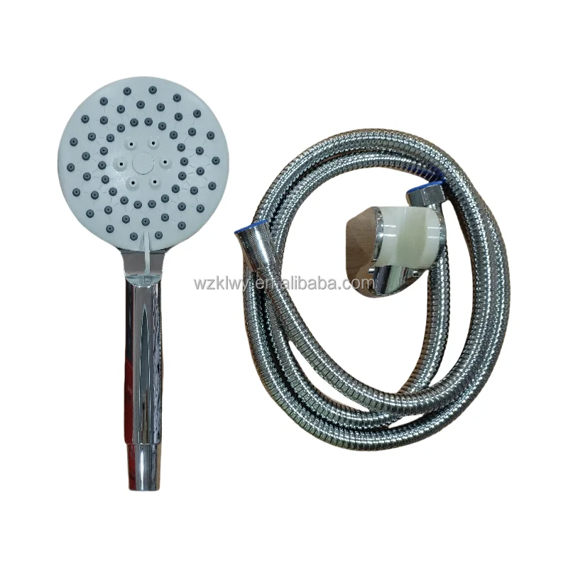 Easy DIY Install 3 Piece Shower Head Set - Water Efficient ABS Plastic ...