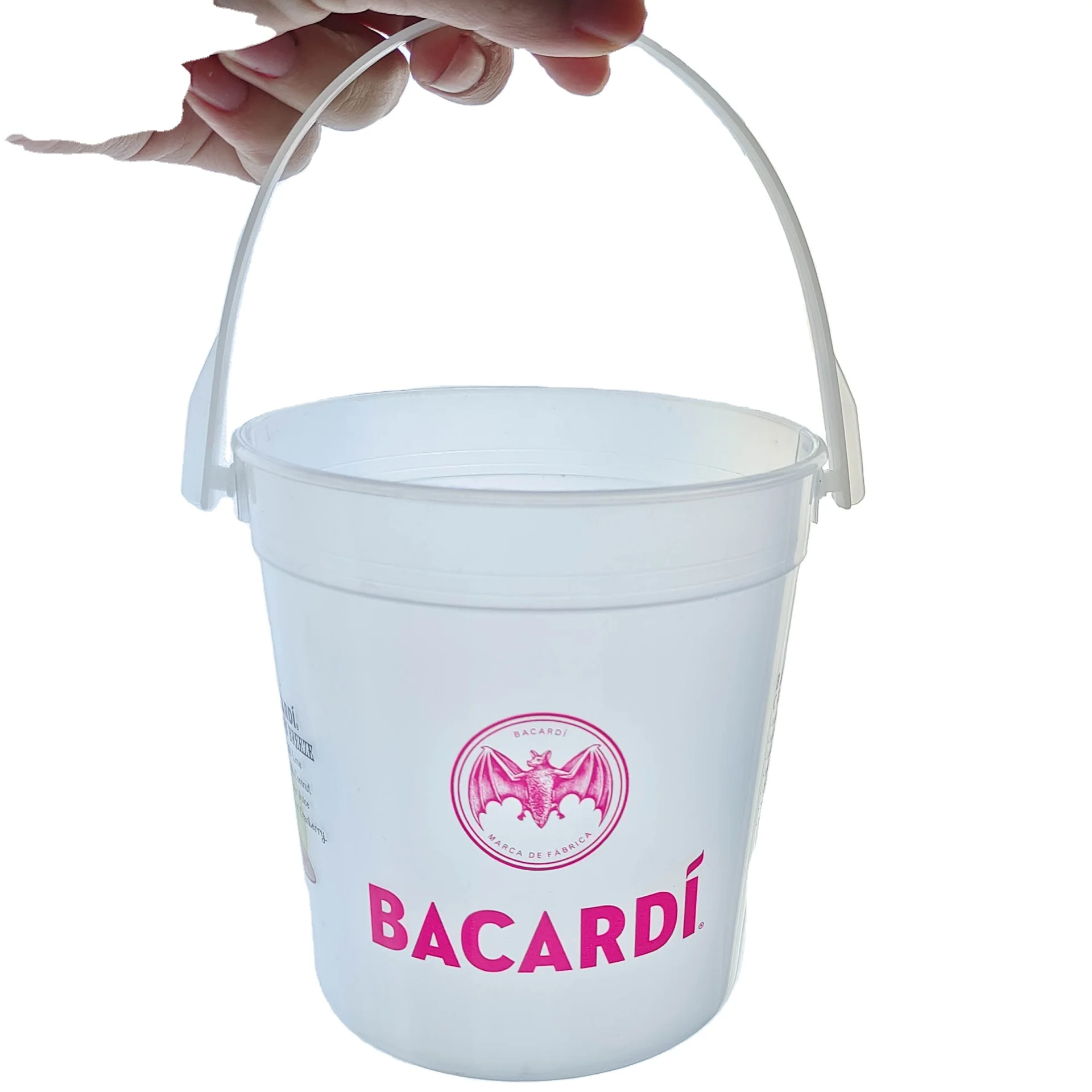 5037 32z Plastic Transparent Bucket bacardi| Alibaba.com