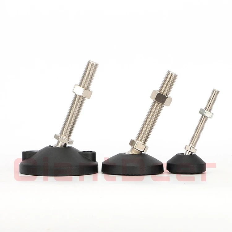 Customized Nylon Base Stainless Steel Leveling feet Zinc-plated iron ...