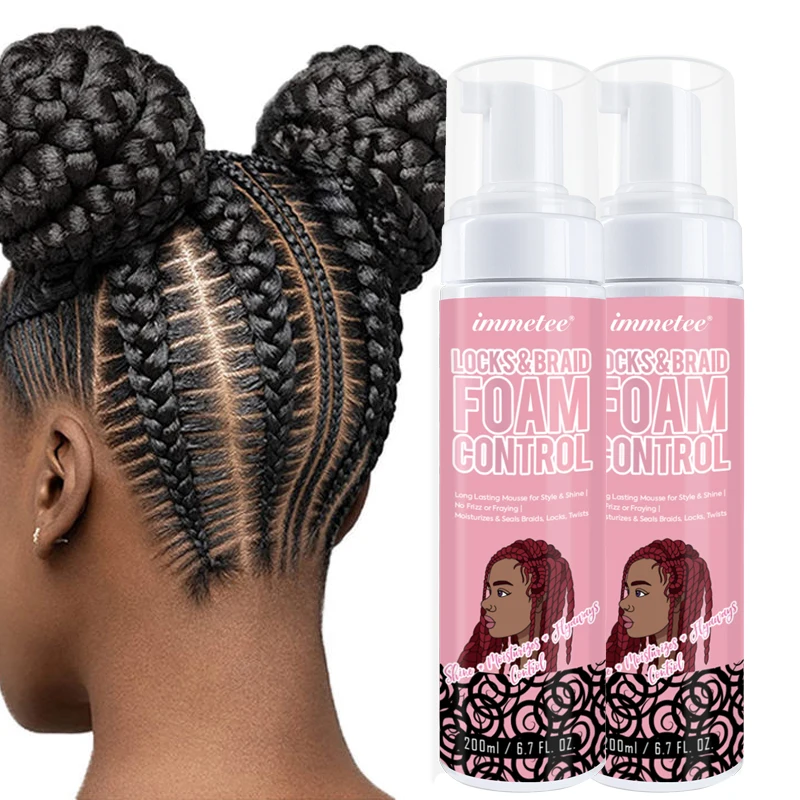 OEM Hair Braiding Mousse Long Lasting Twist Styling Nourishing Shining ...