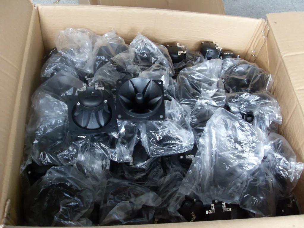 Plastic Horn Piezo Tweeter Speaker Wooden Speaker Box Audio System ...