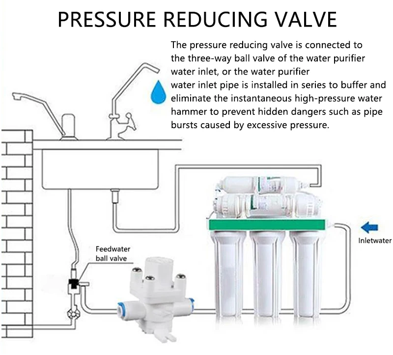 Valvula Reguladora De Flujo De Agua RO System Adjust Valve Water Filter ...
