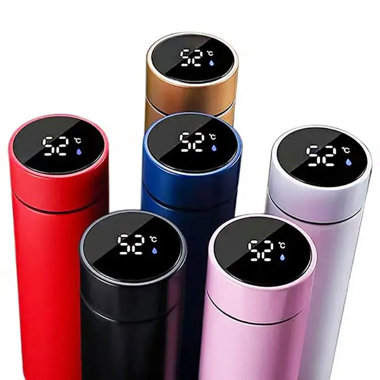 Intelligent Digital Thermos Cup Bottle Led Temperature Display Thermos Flask Termos Intelligent ...